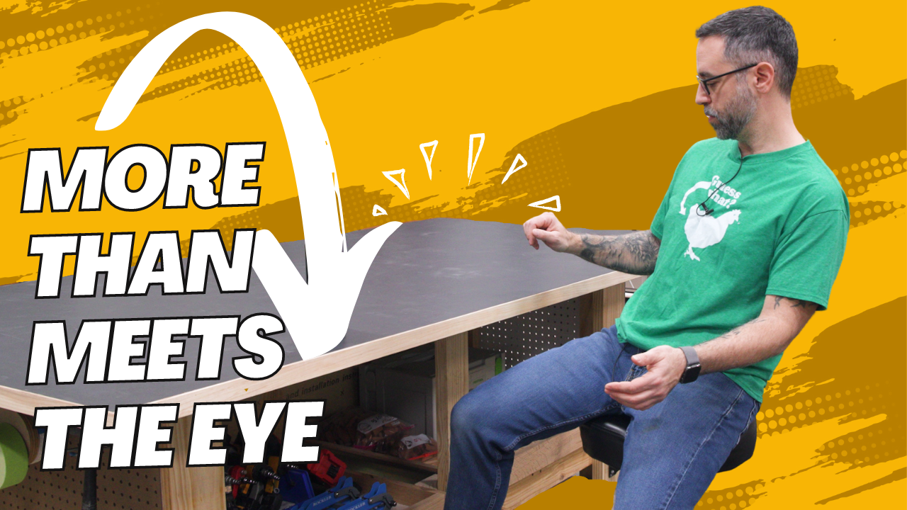 BIG Assembly Table - No Torsion Box Needed Benefits - The Wood Whisperer